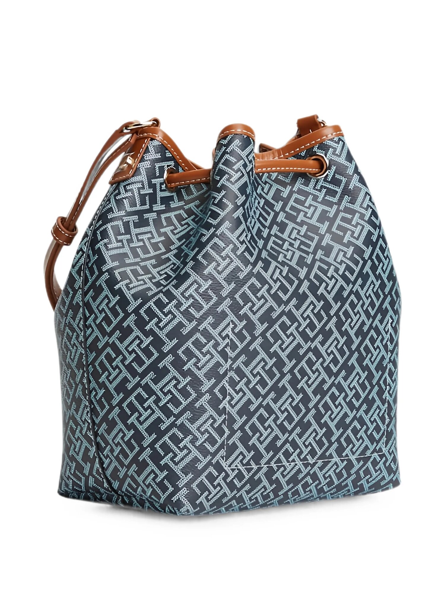 Сумка TOMMY HILFIGER TH Monoplay monogram bucket bag — фото 1