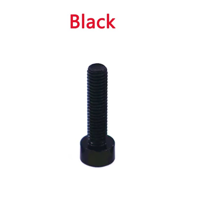 GooBetter шестигранные алюминиевые винты M3/M4/M5/M6, длина 6-40 мм, M4x12mm, Black, 10pcs