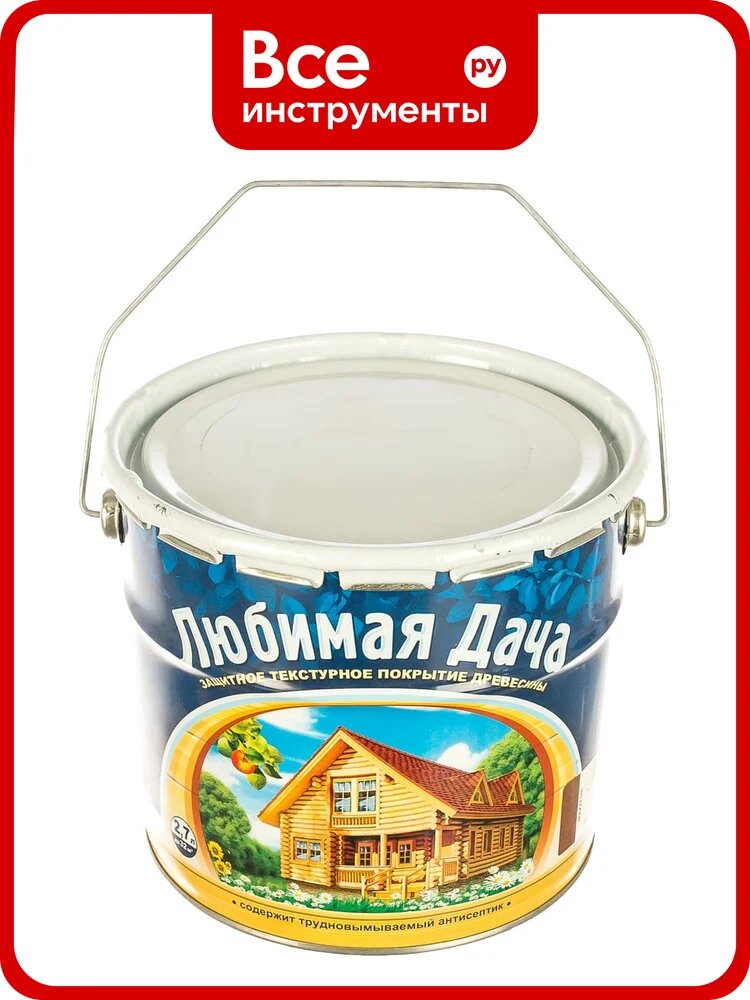 Защитно-декоративное покрытие для древесины Любимая дача Махагон 2.7 л 4 35272