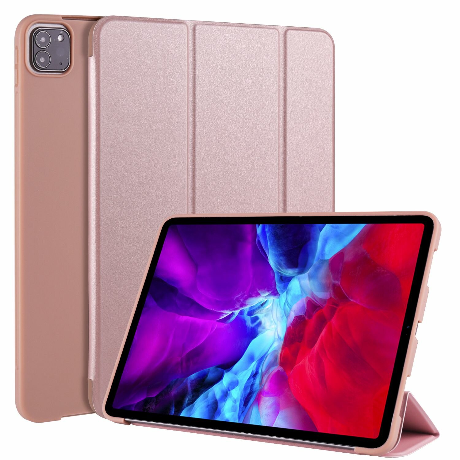 Чехол iPad Pro 11" (2018-2022) с охлаждением розовый