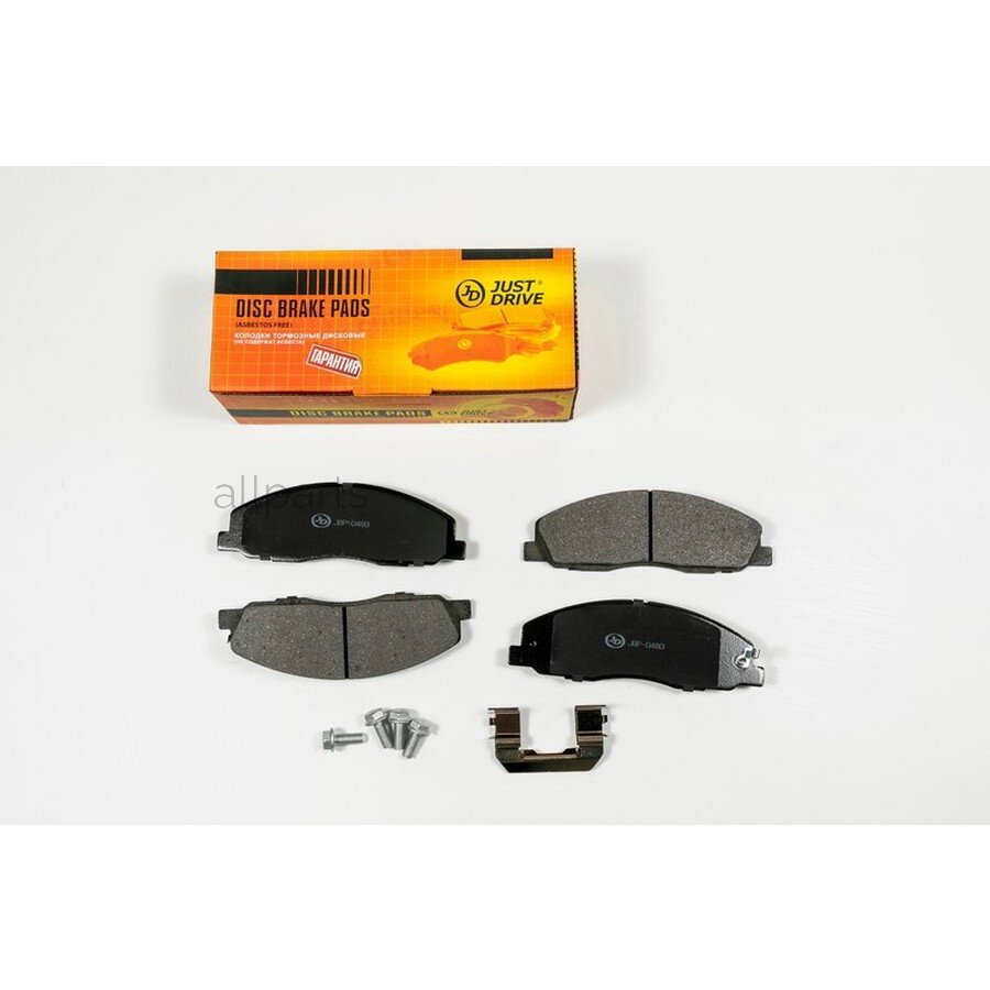 JUST DRIVE JBP0480 Колодки тормозные, передние