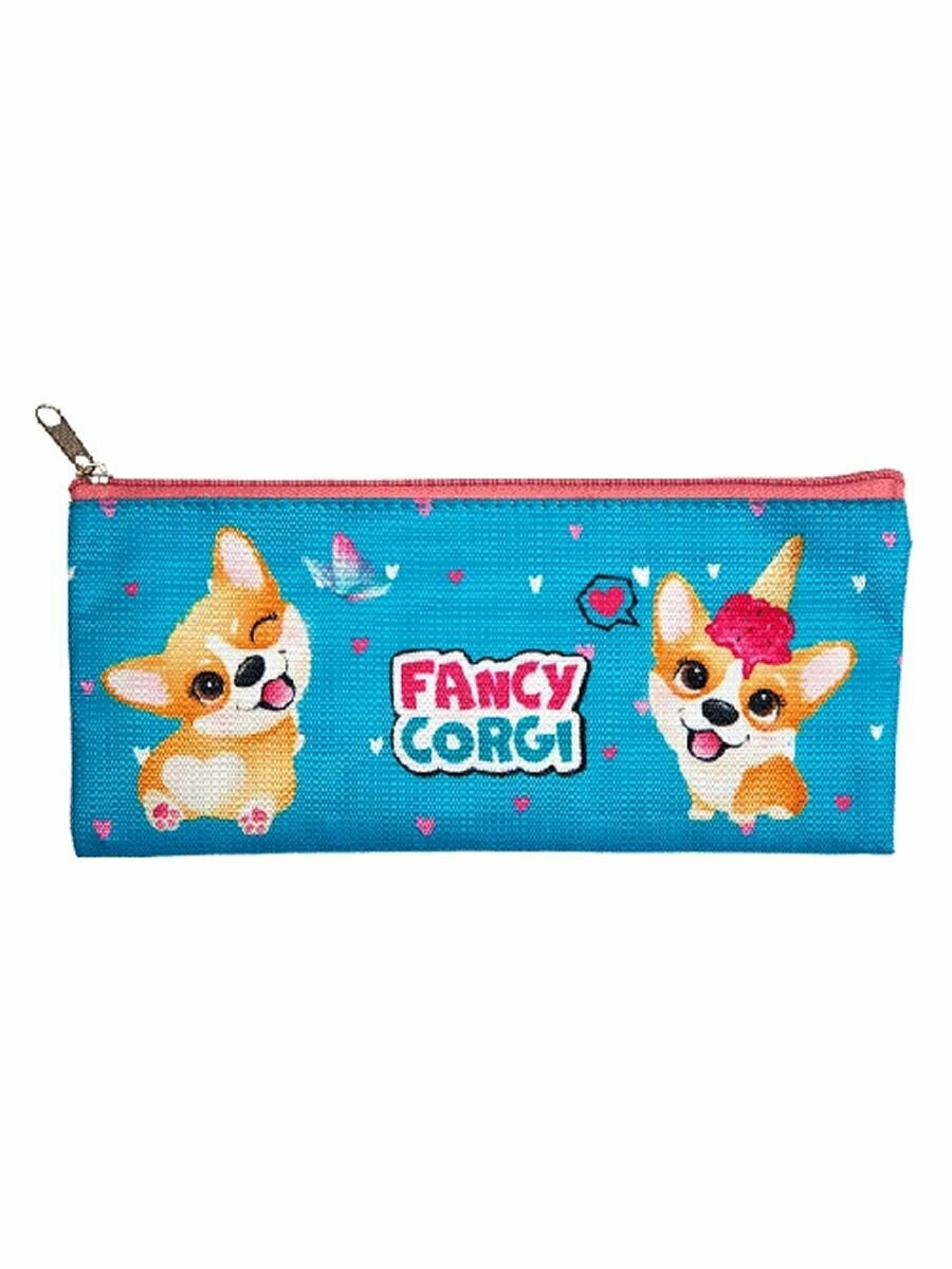 Пенал-косметичка на молнии Fancy Corgi