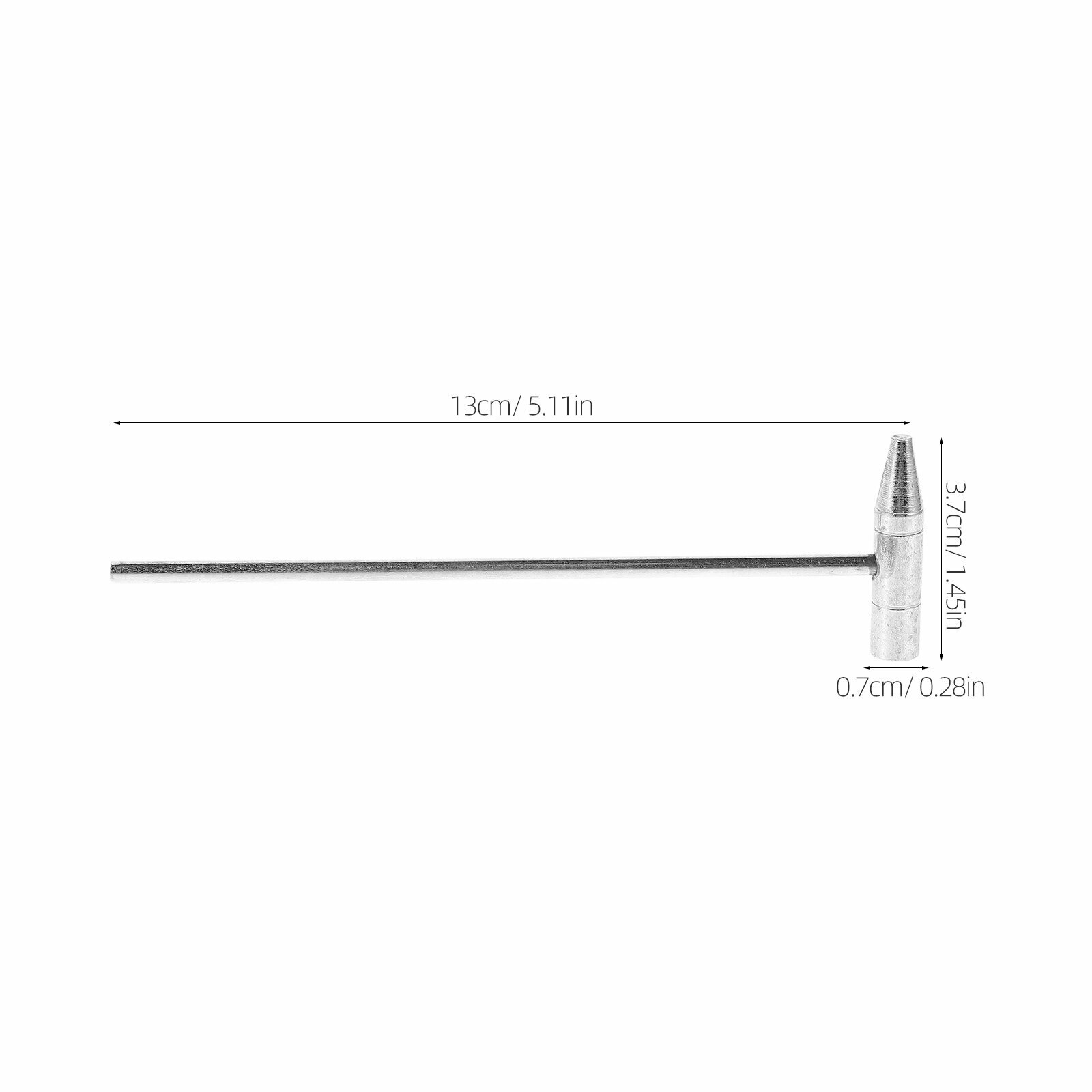 Молотки Для Настройки Калимбы 2шт Серебристый Цвет 13.00X3.70X0.70Cm