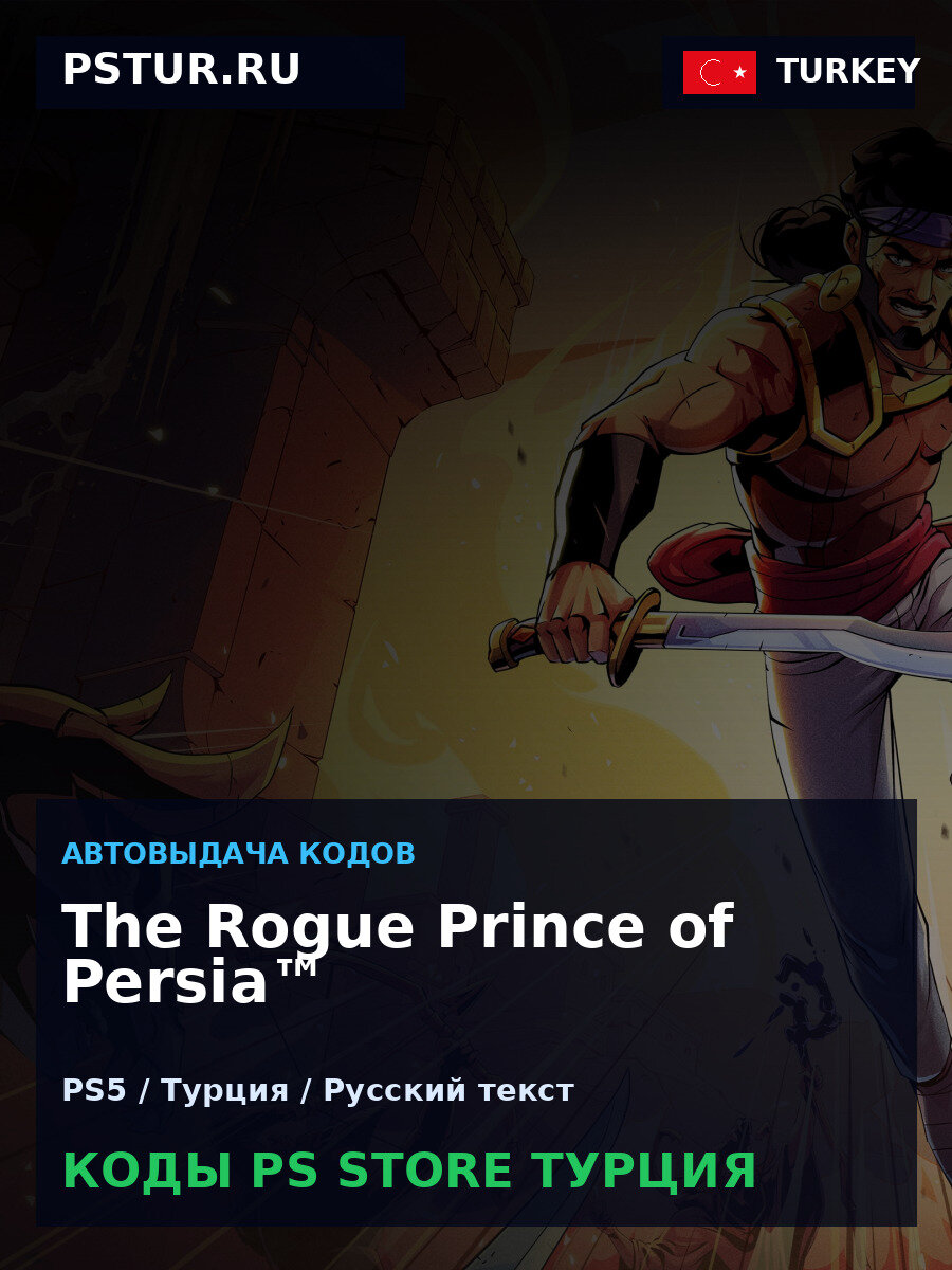 The Rogue Prince of Persia™ PS5 — PlayStation Store Турция, цифровая версия