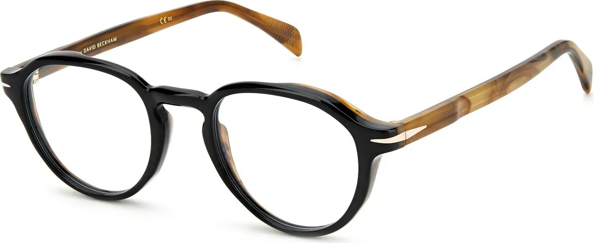 Оправа David Beckham DB 7086 0WM, тип оправы ободковая, материал оправы ацетат, пол мужские, форма оправы овал