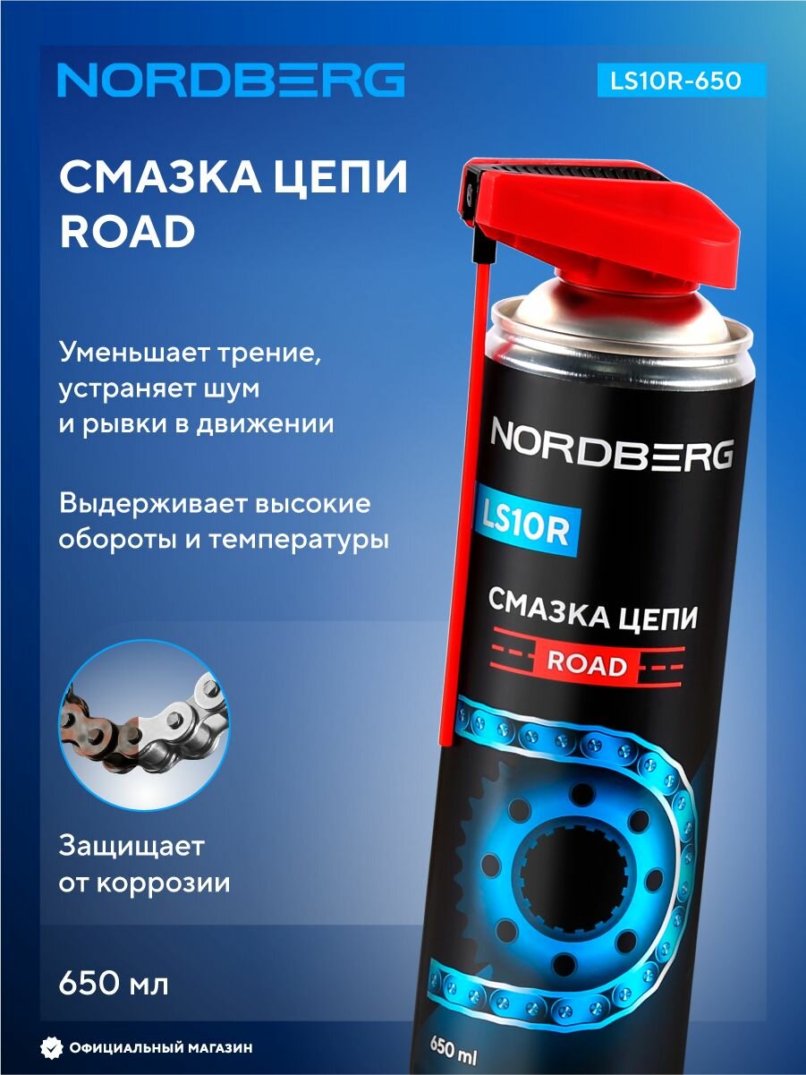 NORDBERG LS3-650 Смазка алюминиевая антизадирная LS3, аэрозоль, 650 мл аэрозольная антизадирная смазка алюминиевая смазка 650 мл