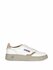Кроссовки AUTRY Medalist pony-effect sneakers, размер 40, бежевый/белый