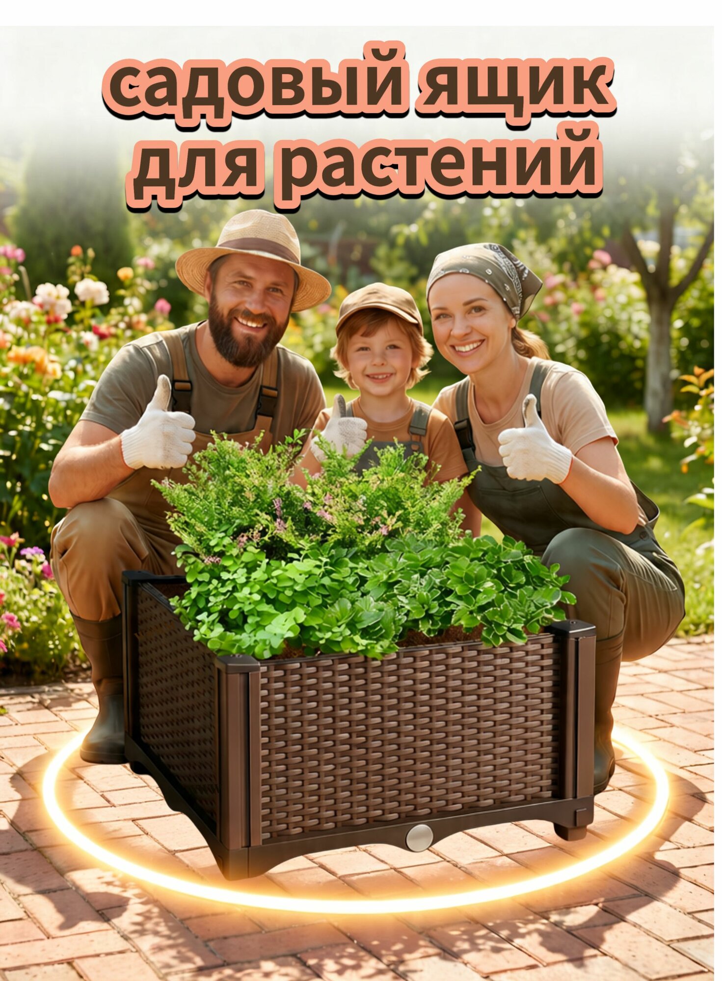 Грядка, 0.4х0.4 м