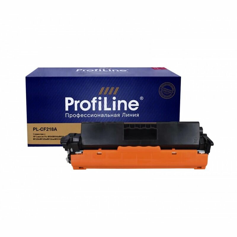 Картридж CF218A для HP LaserJet M132a, M104a, M132nw, M132fn, M104w, M132fw 1400 стр. ProfiLine
