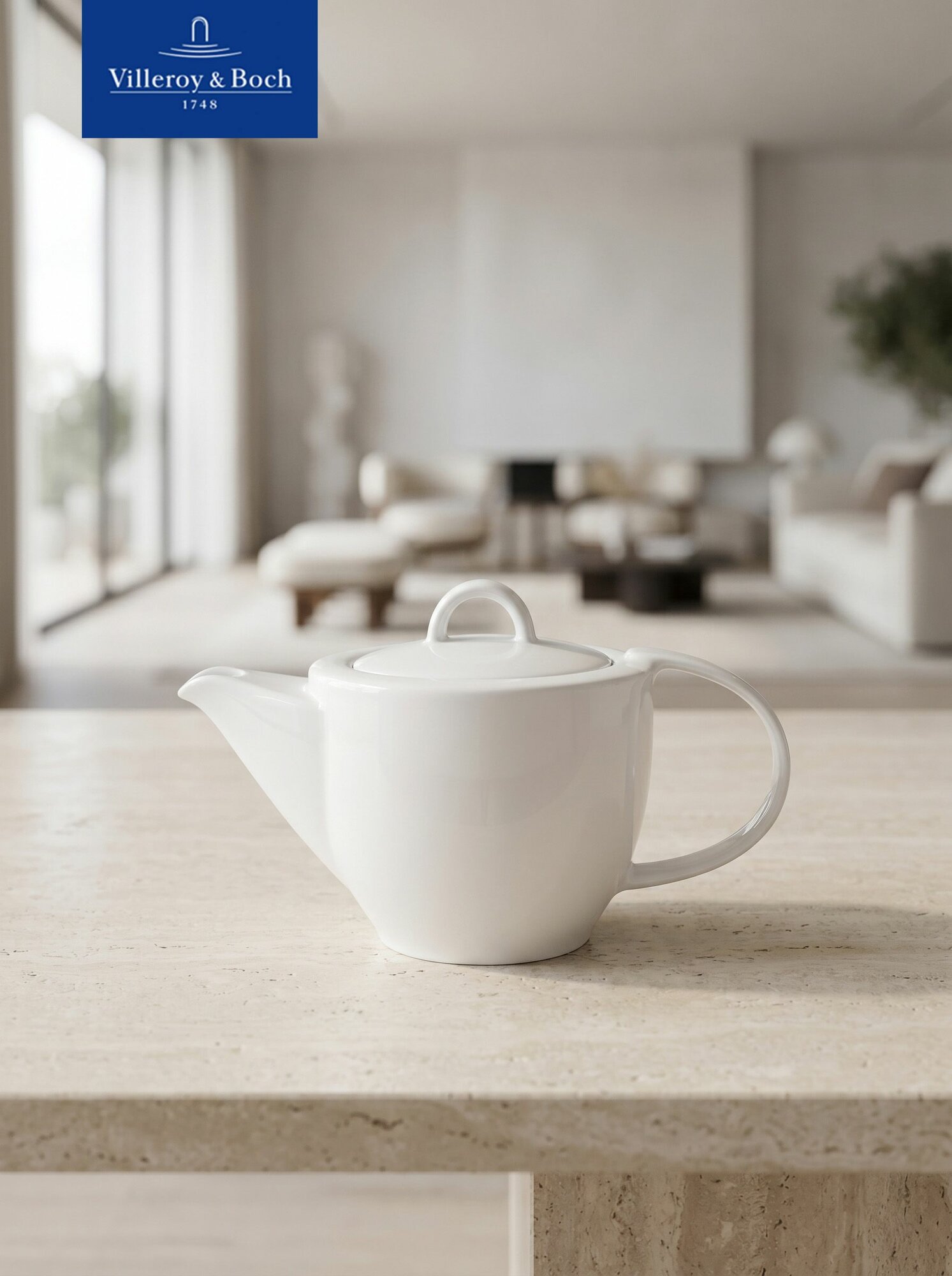 Чайник с крышкой 400 мл, Corpo White, Villeroy & Boch, Премиум-Фарфор