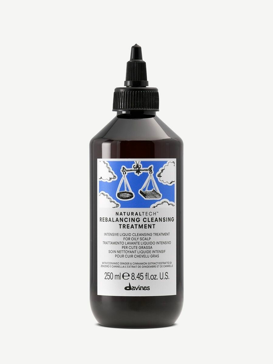 Очищающий уход для баланса кожи головы Davines NT Rebalancing, Италия