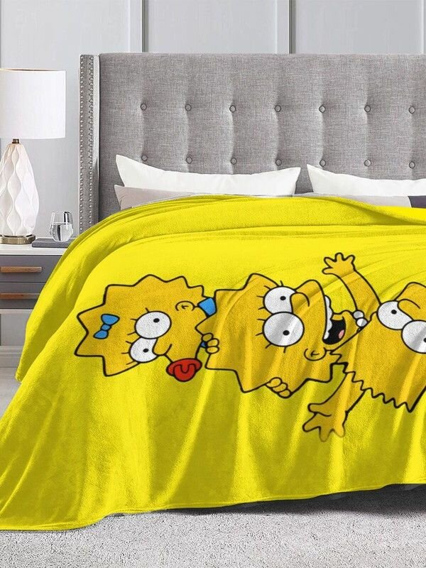 Плед The Simpsons Пледы Симпсоны Симпсон Homer Marge Bart Lisa Maggie (Цвет товара: симпсоны 14; Ширина: 100 см; Длина: 125 см; Размерность: 1-спальное)