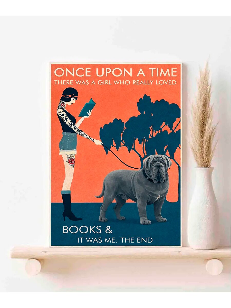 Неаполитанский мастиф, Books & , Плакат 30x42см