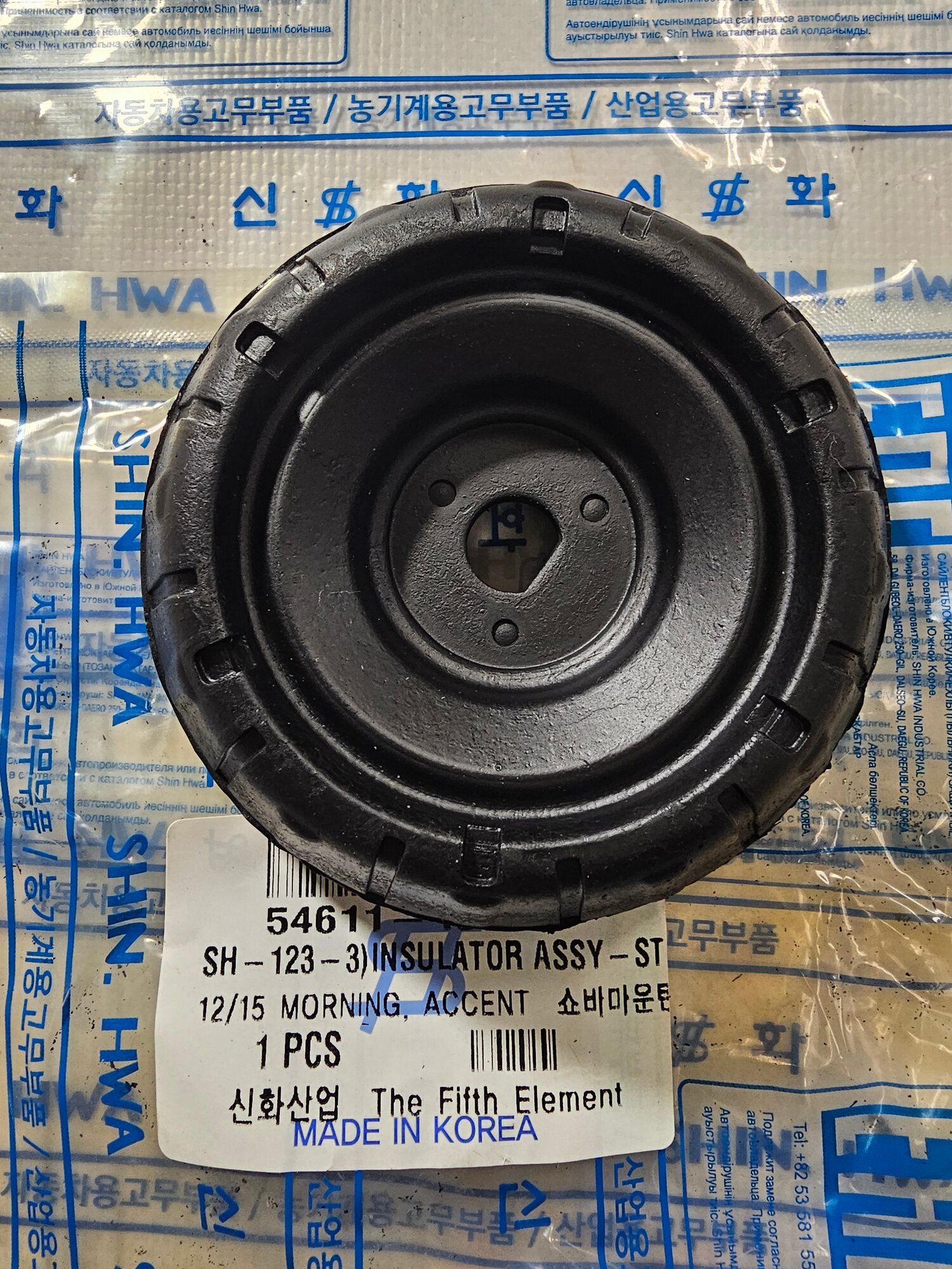 Опора амортизатора переднего SH-123-3 54611-1J000 OEM SOLARIS HYUNDAI Solaris I 10-17 KIA RIO 10-17