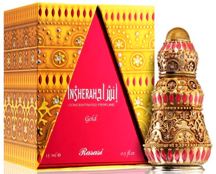 Rasasi Insherah Gold 15 мл / Расаси Иншера Золото - женские масляные духи