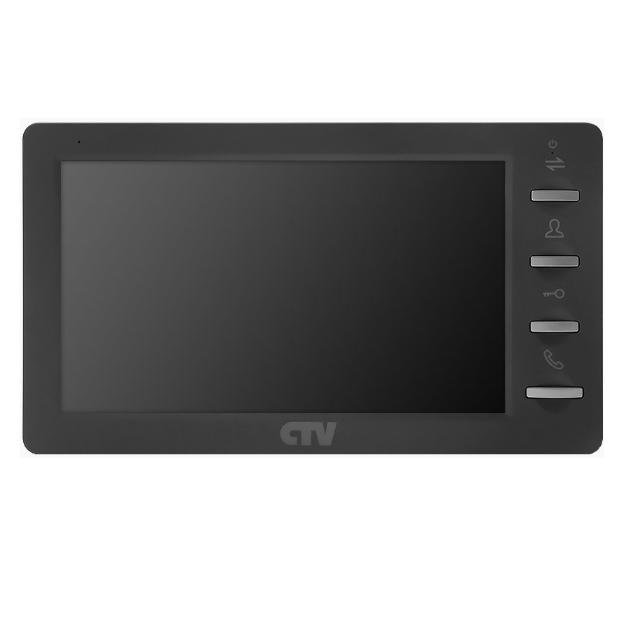 Видеодомофон CTV M1701, с IP-адресом, графитовый корпус, встроенный источник питания