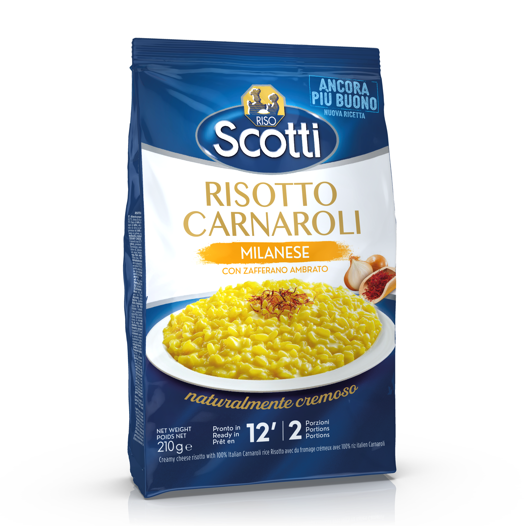Ризотто Riso Scotti Risotto Milanese Миланское с шафраном, 210 г