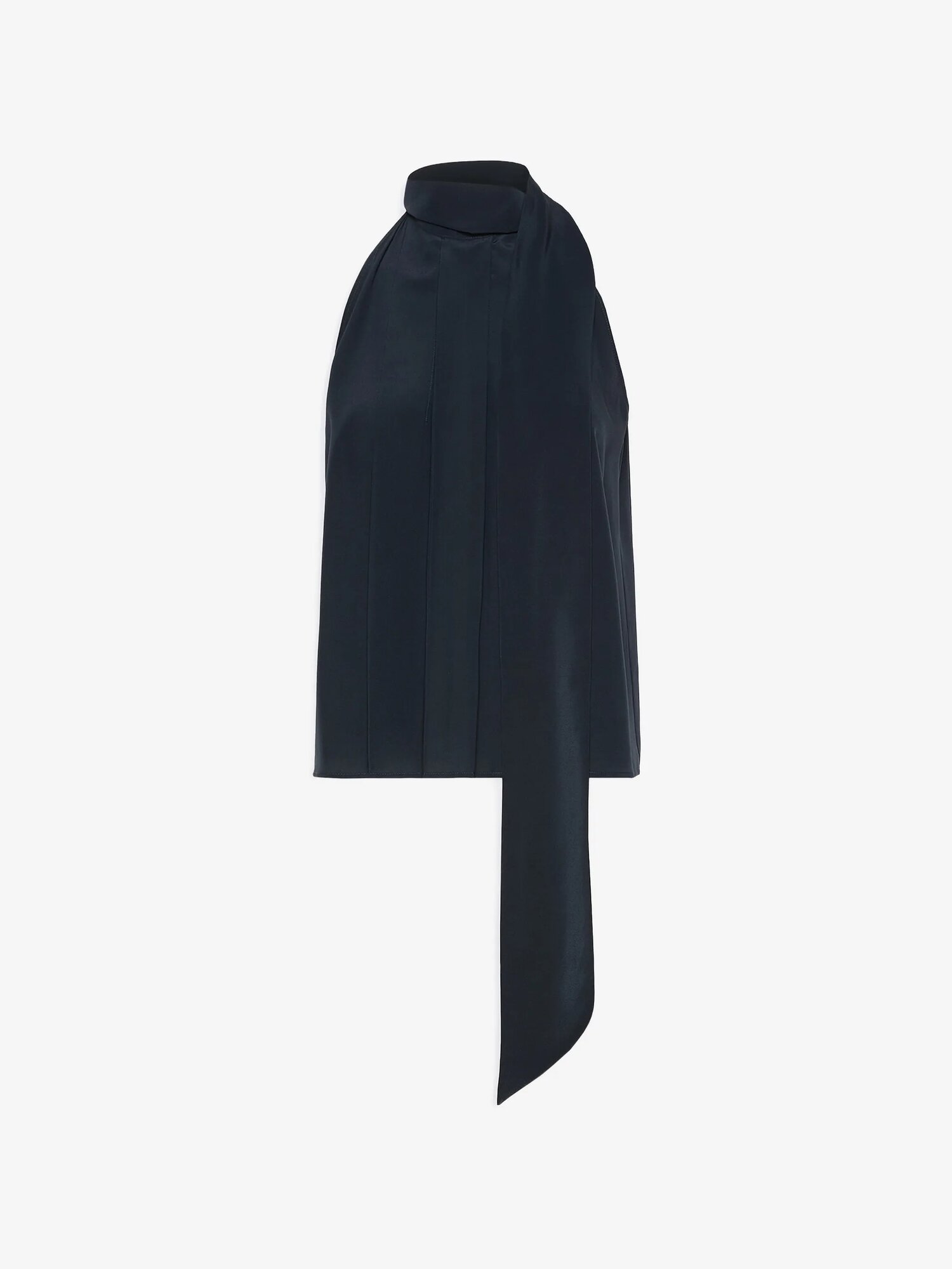 Топ Pleated silk top