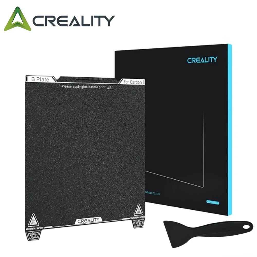 Гибкая магнитная платформа Creality K1C (235x235 мм) с текстурированной поверхностью PEI для 3D-принтеров K1 SE/K1/Ender 3 V3 SE