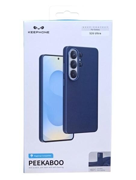 Накладка Keephone PEEKABOO MagSnap, синий, для Samsung Galaxy S26 Ultra