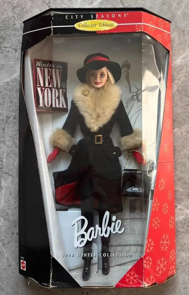 Barbie City Seasons Winter in New York Зима Нью-Йорка в Городе Четыре Сезона