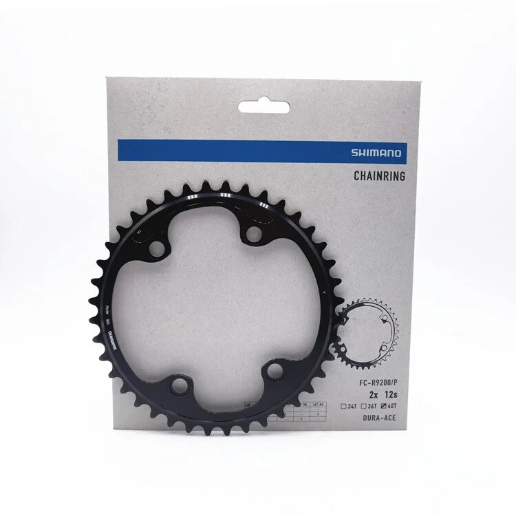 Shimano Dura-Ace серия FC-9000/R9100/R9200 звезды для шатунов 34T 36T 39T 40T 42T FC-R9200 40T