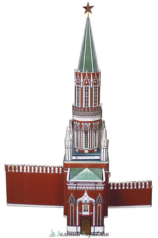 Сборная модель из картона Умная бумага 254 Никольская Башня