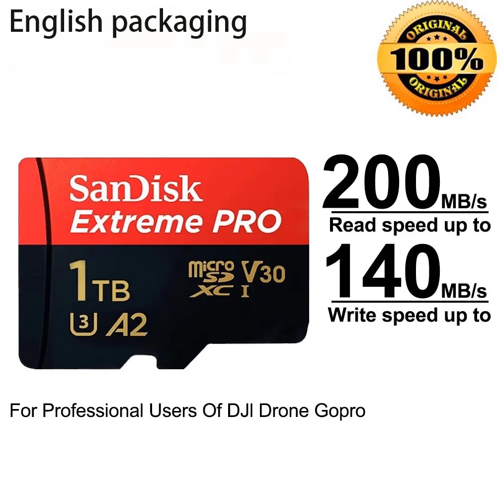 SanDisk Extreme PRO 1TB Micro SDXC V30 A2 200MB/s