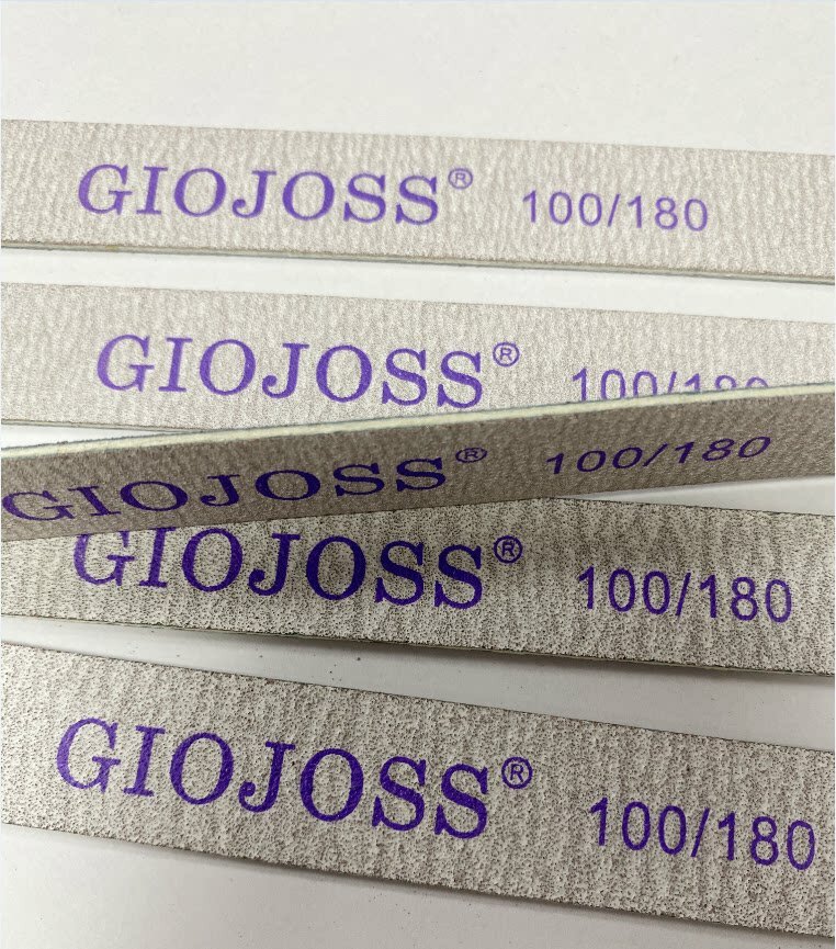 Шлифовальные полоски GJ 100/180 зерно, 5 штук для ремонта ногтей