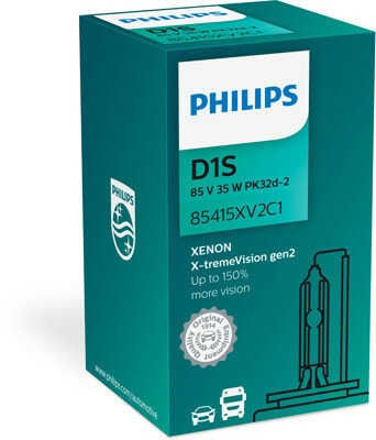 PHILIPS 85415XV2C1 Автолампа D1S 85V-35W (PK32d-2) 4800K X-tremeVision gen 2 (Philips) Philips 85415XV2C1