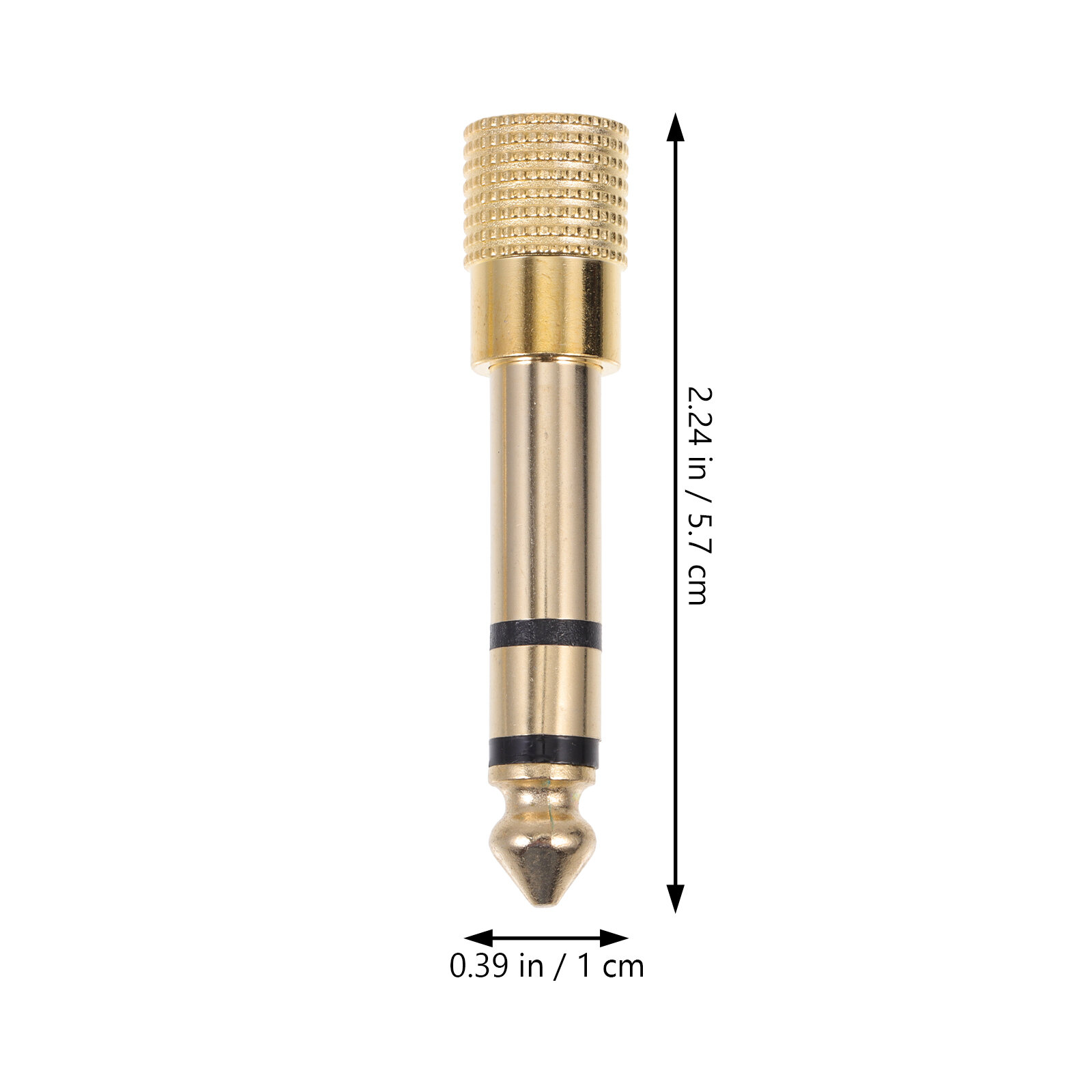 Адаптеры Для Наушников 4Pcs 6.35 3.5 Мм Конвертер Записи Головного Microphone 5.70X1.00X1.00Cm