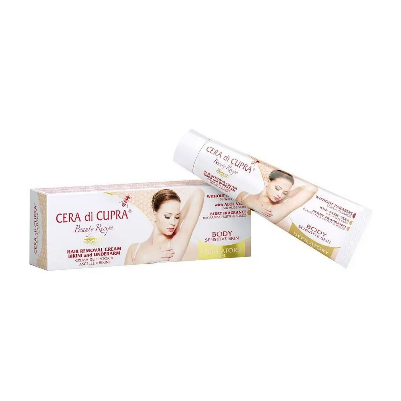 Cera di Cupra Hair Removal Cream Bikini & Underarm Крем для депиляции, крем для удаления волос с уходом за кожей, для