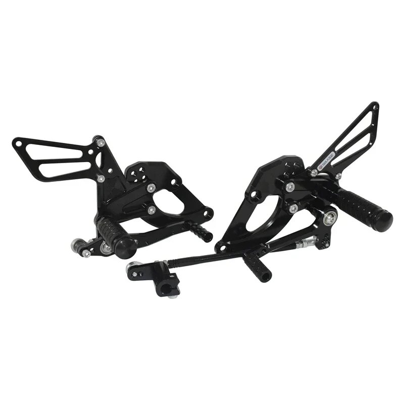 Черные мотоциклетные Регулируемые подножки для HONDA CBR250RR CBR 250 R RR MC51 2017 2018 2019 2020 2021 2022 2023