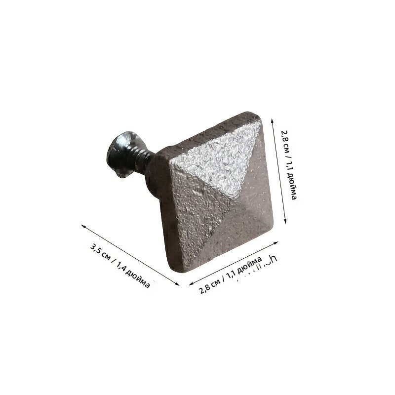 Мебельная ручка из чугуна с узором розы, европейский стиль, модель D684-0003, 1 шт.