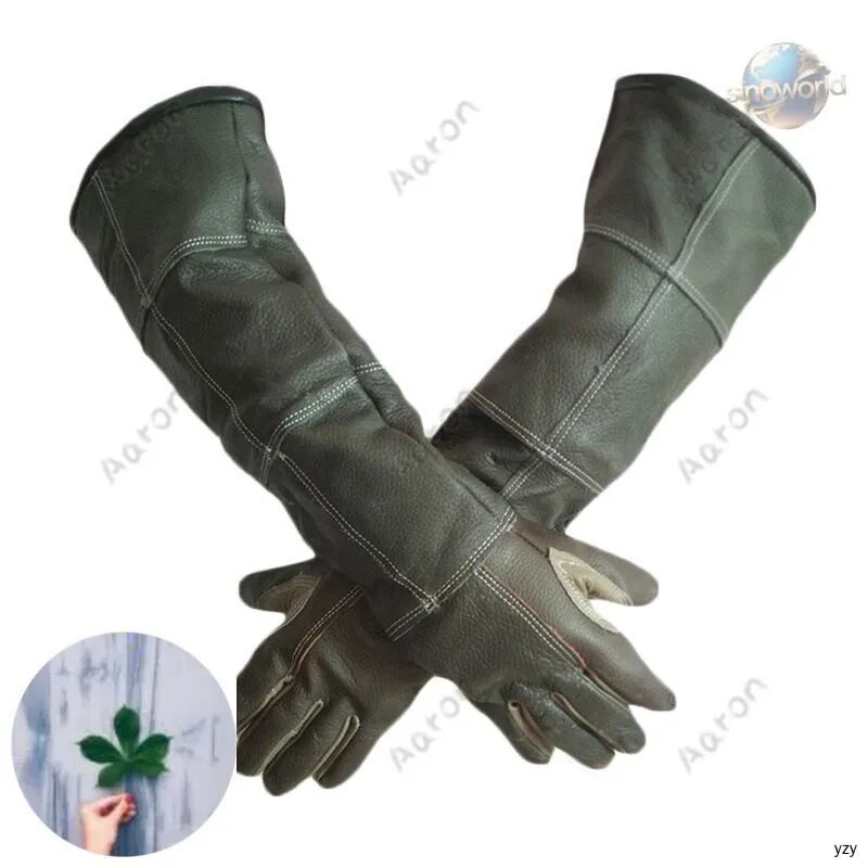 60cm Перчатки для дрессировки собак из воловьей кожи/рукава для дрессировки собак