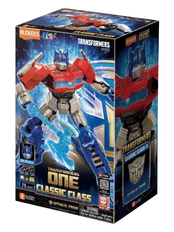 Трансформеры игрушки Transformers Blokees Figures Transformers ONE Classics Class 11 Optimus Prime Model Kit CC 11