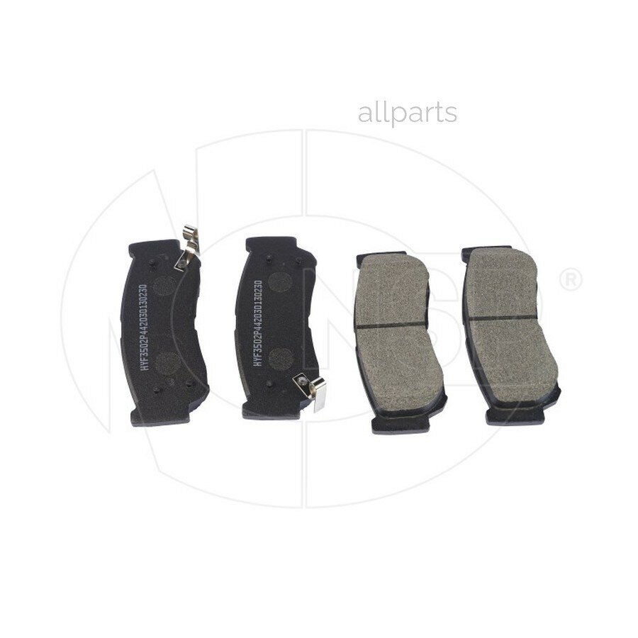 NSP NSPRS7N37 Колодки тормозные задние (керам.) JAC T6