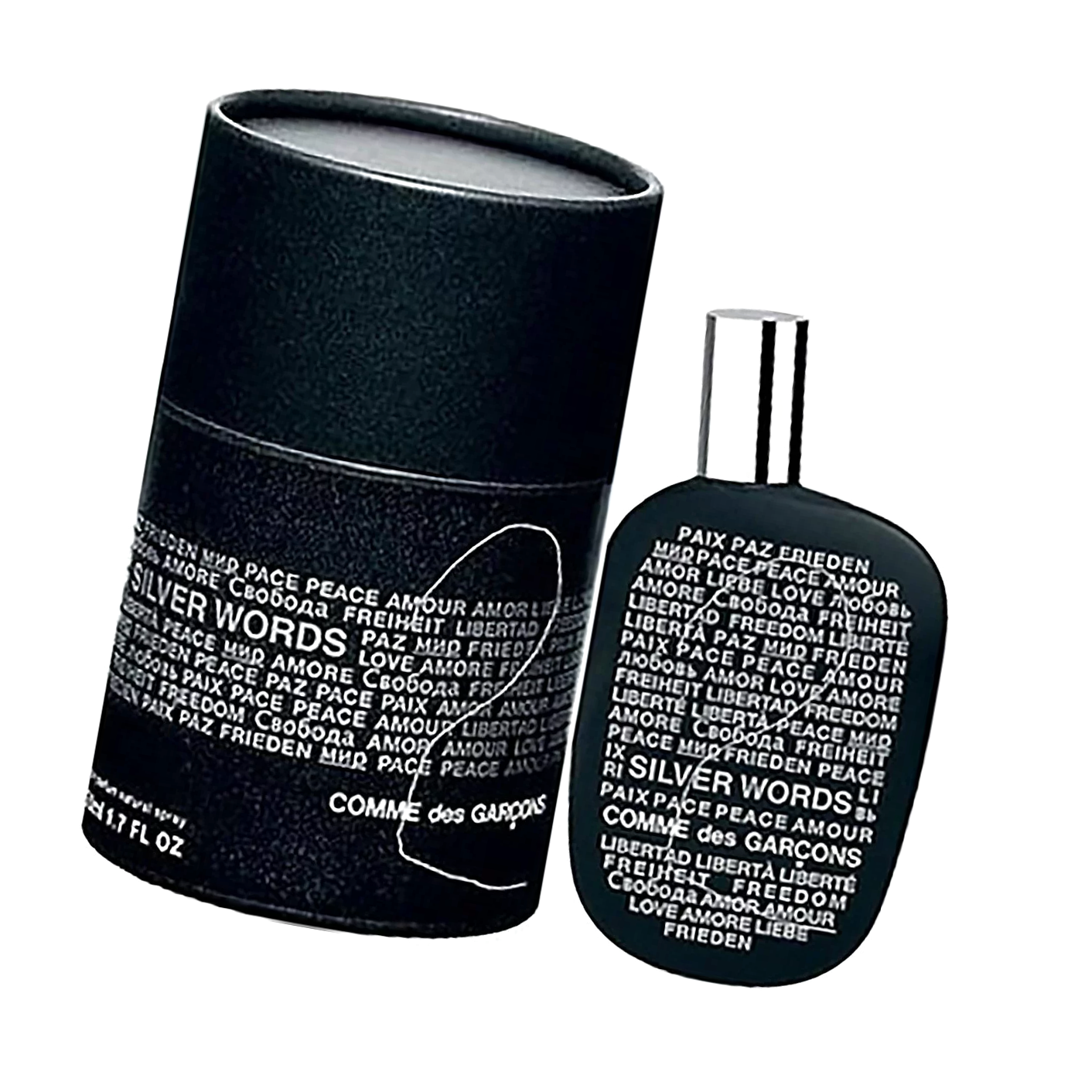 Парфюмерная вода 50 мл Comme Des Garcons 2 Silver Words для мужчин и женщин