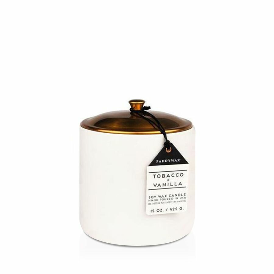 Ароматическая свеча TOBACCO & VANILLA Табак и Ваниль PaddyWax 425 г