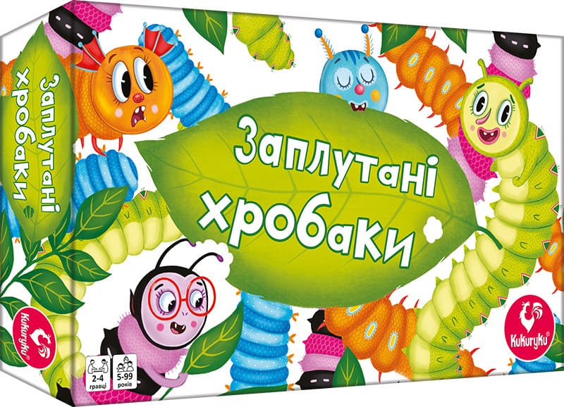 Настольная игра Kukuryku Zakr cone robale, украинская версия, разноцветная