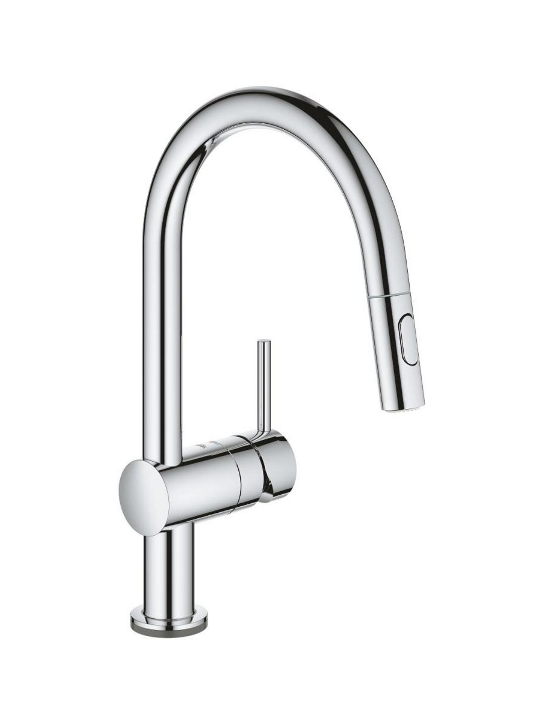 Смеситель для кухни GROHE Flair Touch 30276002 сенсорный, выдвижная лейка, 360°, хром