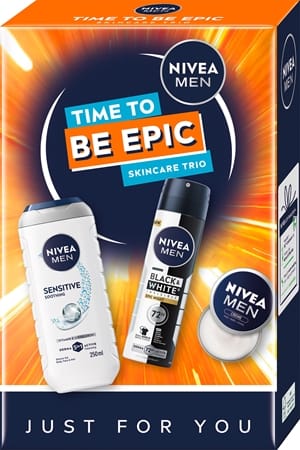 Набор уходовой косметики Nivea Men Time to Be Epic для мужчин