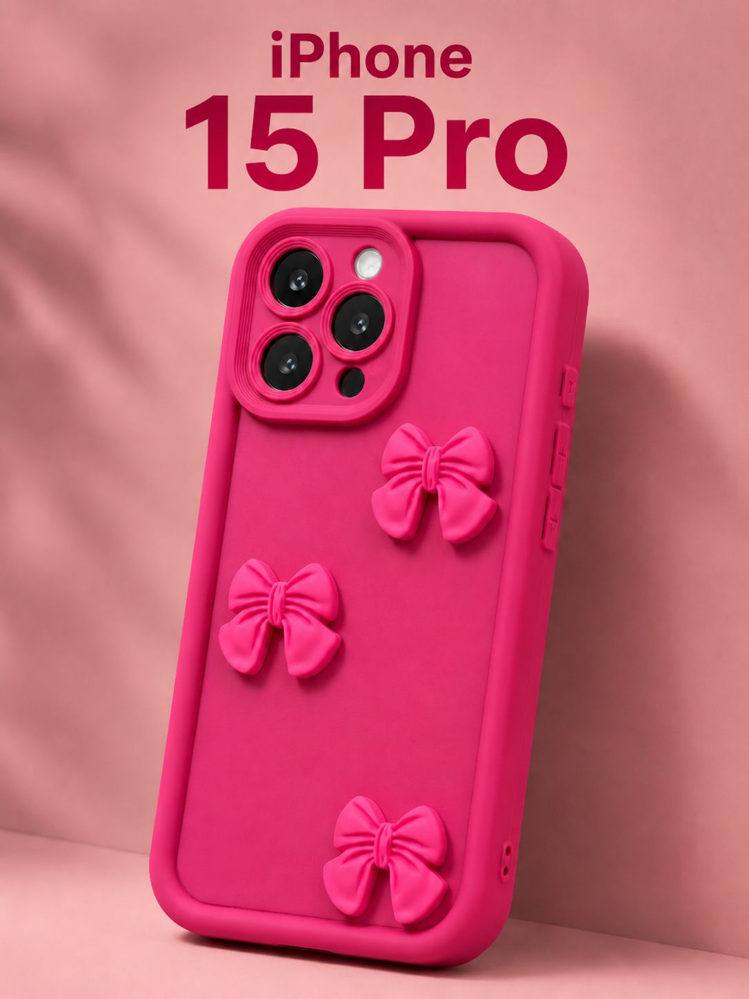 Защитный чехол для Apple Iphone 15 Pro (Айфон 15 Про) с защитой камеры, Luxe-Guard