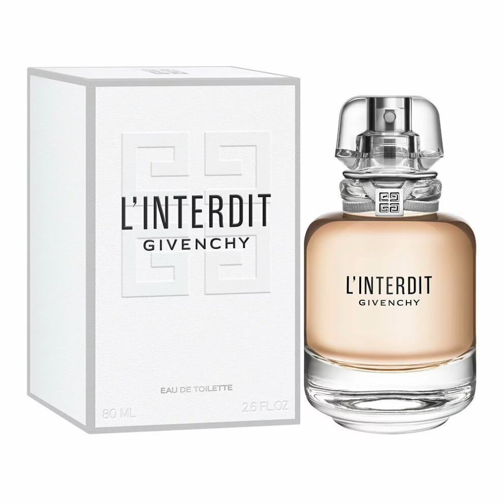 Givenchy L Interdit 80 мл женский аромат туалетная вода - Живанши Линтердит С Серой Лентой