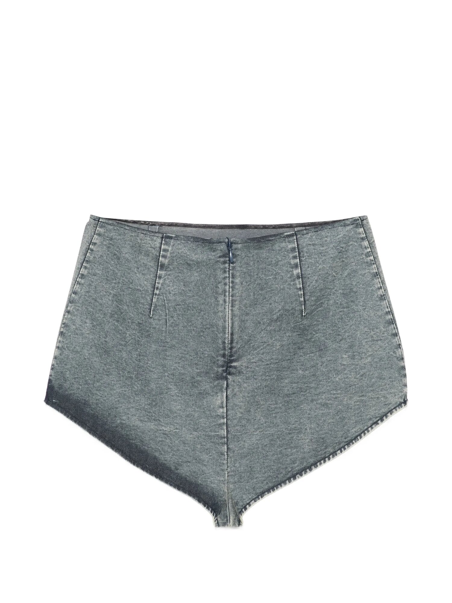 Шорты HUI Milano Zip-fastening mini shorts, размер 40, синий — фото 1