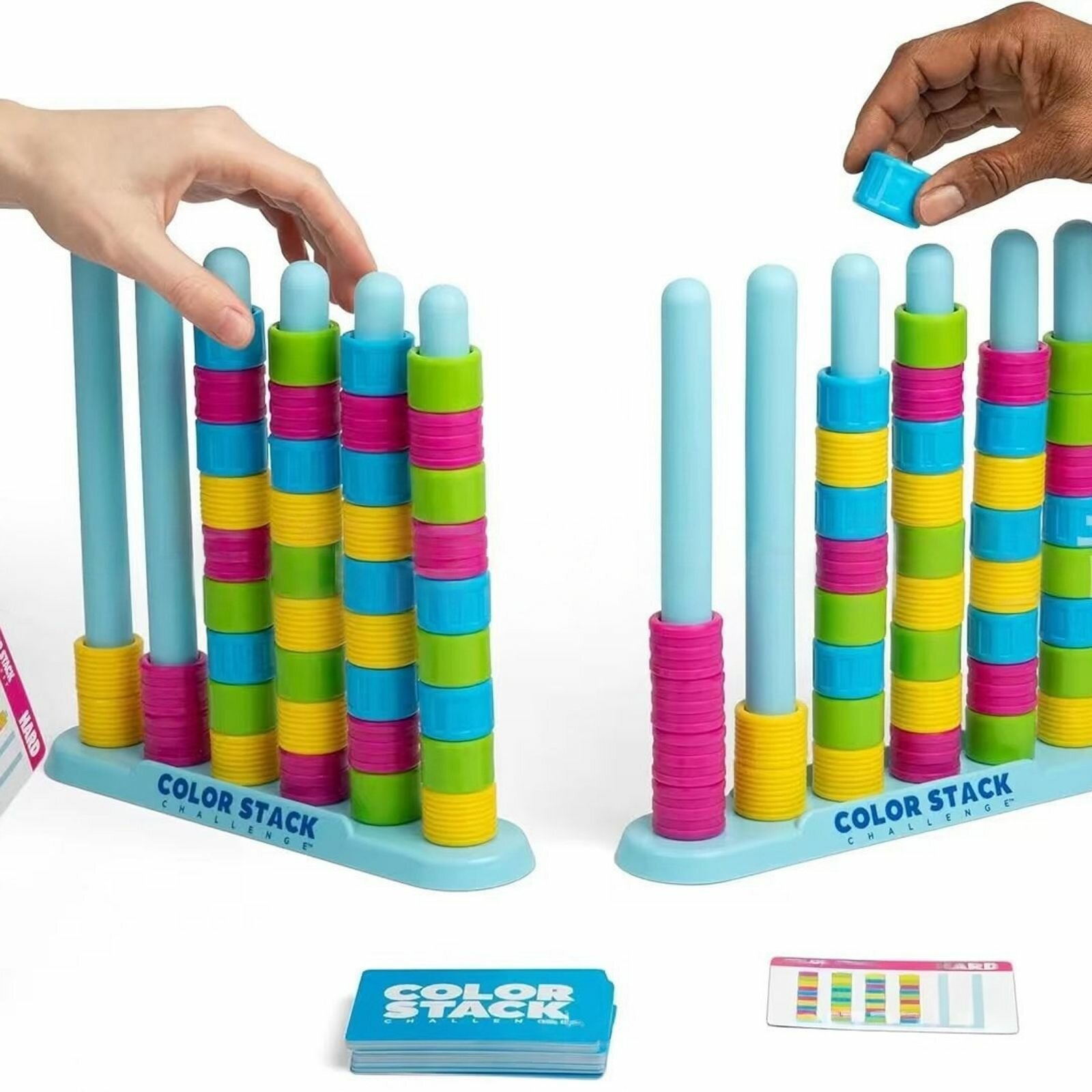Деревянная игра Цветной тетрис для развития логики и координации рук