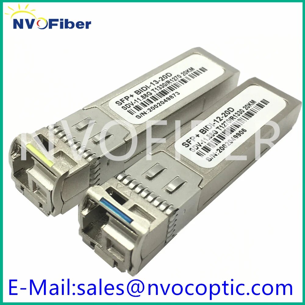 QXHFITEBER NVO-12G BIDI SFP оптический приемопередатчик 12G 20KM