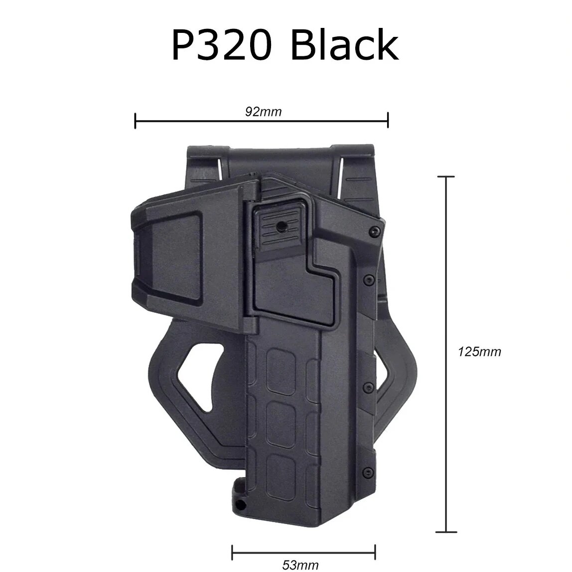 Тактическая кобура для Glock 19 SIG SAUER P320 Черный, P320 BK
