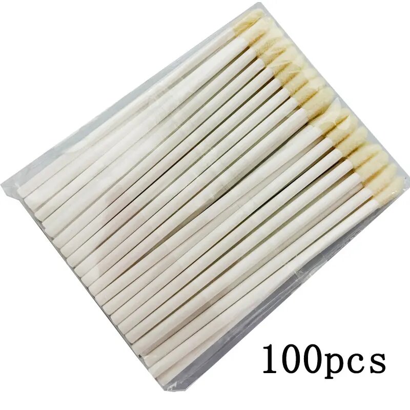 Набор кистей для губ LTWEGO 5/50/100 шт. 100pcs white