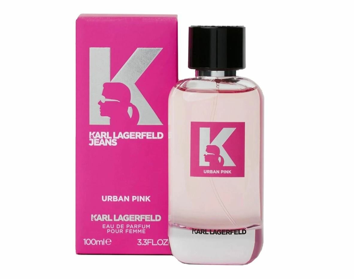 Парфюмерная вода Karl Lagerfeld Jeans Urban Pink 100 мл, цветочные